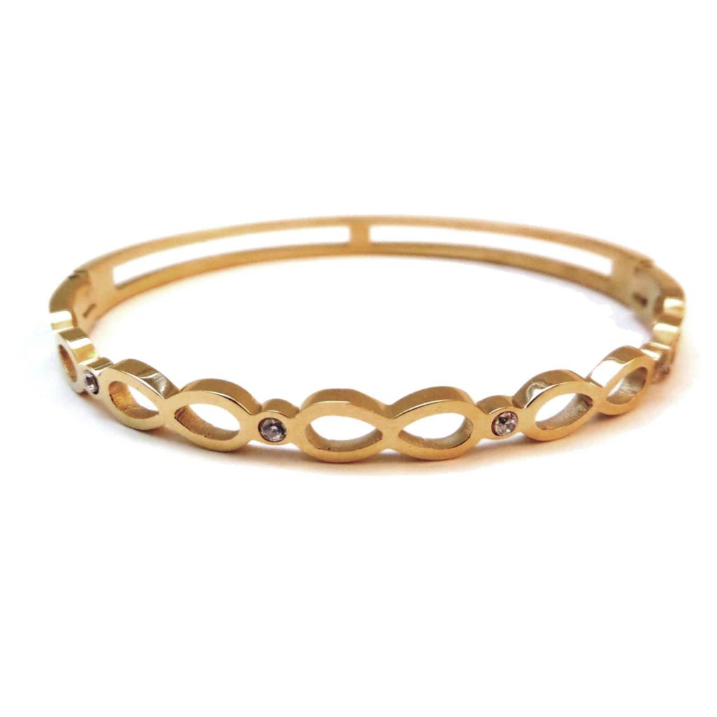 Bangle open gold color - Fancylooks